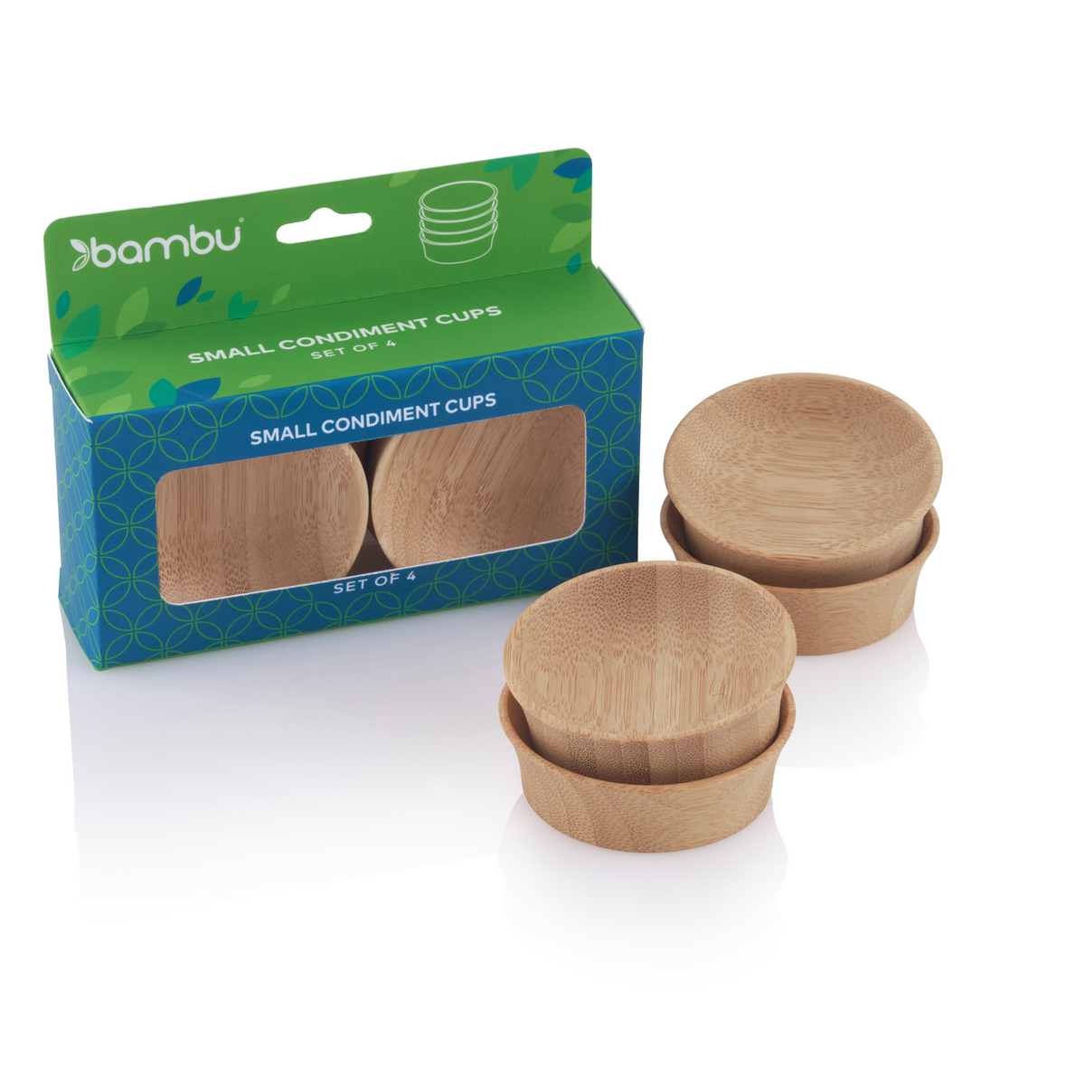Bamboo Condiment Cups, Small (set of 4) – bambuWholesale